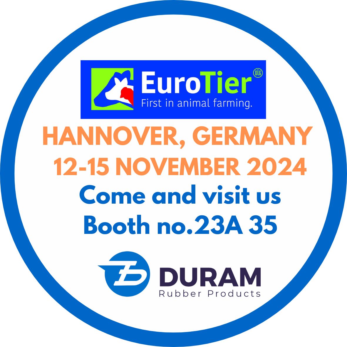 EuroTier, Hannover 2024 - Duram Rubber Products